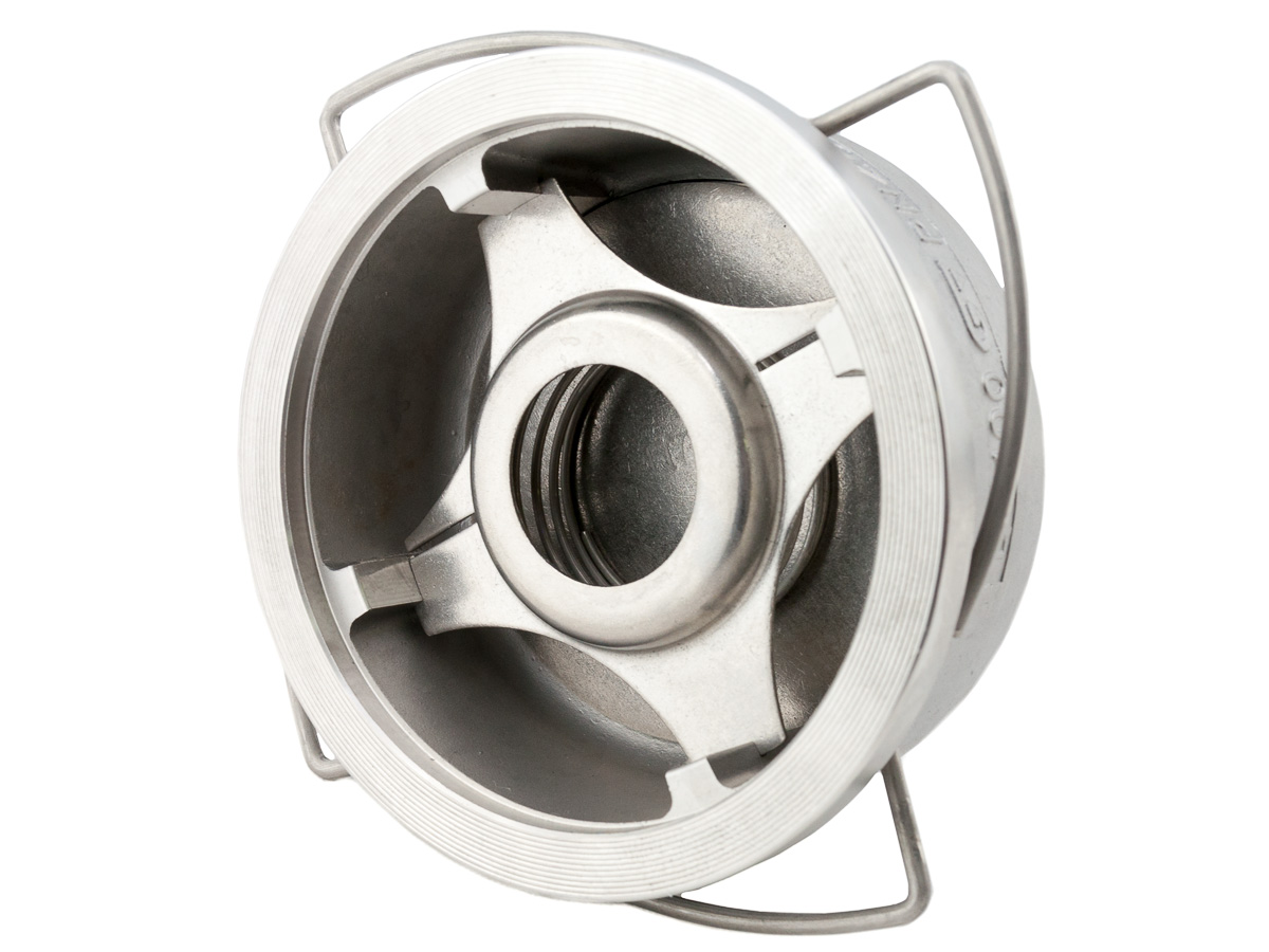 VÁLVULA CHECK TIPO DISCO INOXIDABLE CF8M (316) PN40- GENEBRE ...